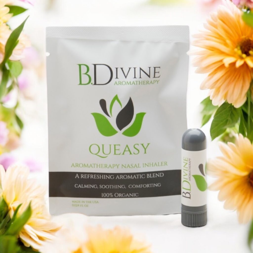 Queasy Essential Oil Inhaler Stick | B. Divine Aromatherapy