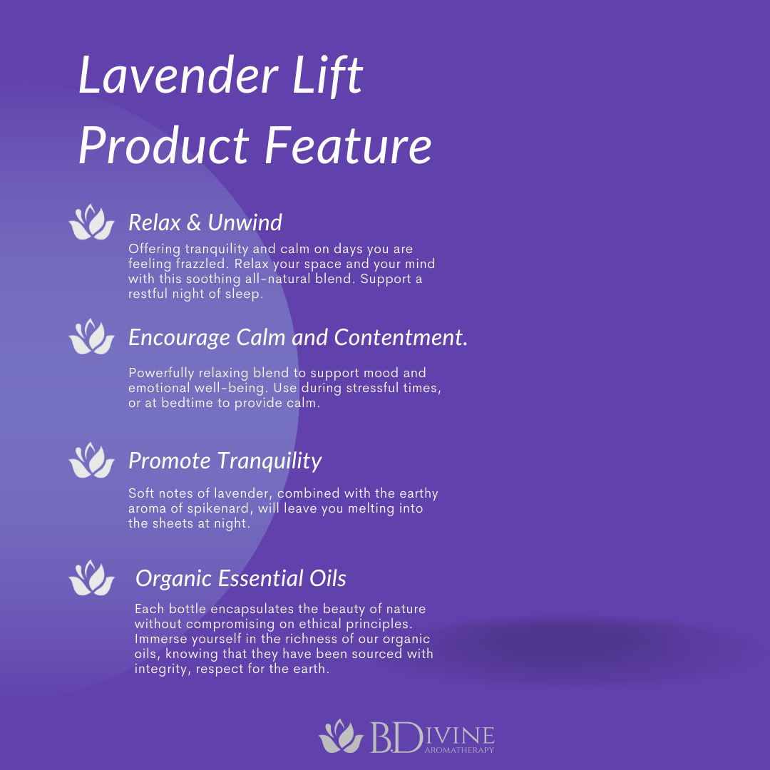 Lavender Lift Diffuser Blend | BDivineAroma.com
